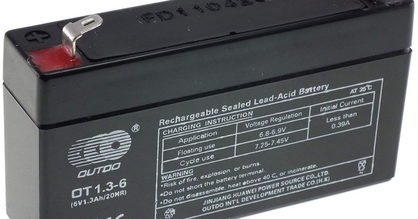 AКУМУЛАТОР, 6V, 1.3AH, ТЯГОВ, OT1.3-6 (Инвертори ...